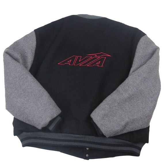 Avia | Jackets & Coats | Vintage Avia Sportswear Wool Bomber Jacket ...